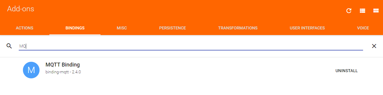 Setup MQTT for OpenHAB 2.4 or newer – Oliver Albold